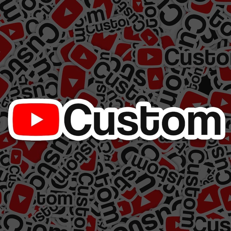 Youtube Channel Sticker - Etsy