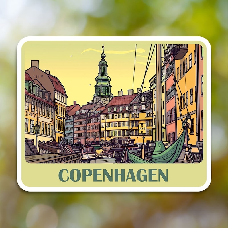 Copenhagen Stickers - Etsy Denmark