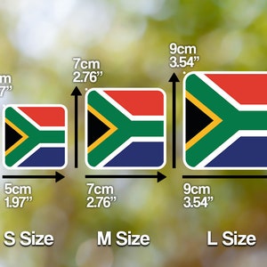 South Africa Sticker Geometric for Laptop, Car, Book, Water Bottle ...