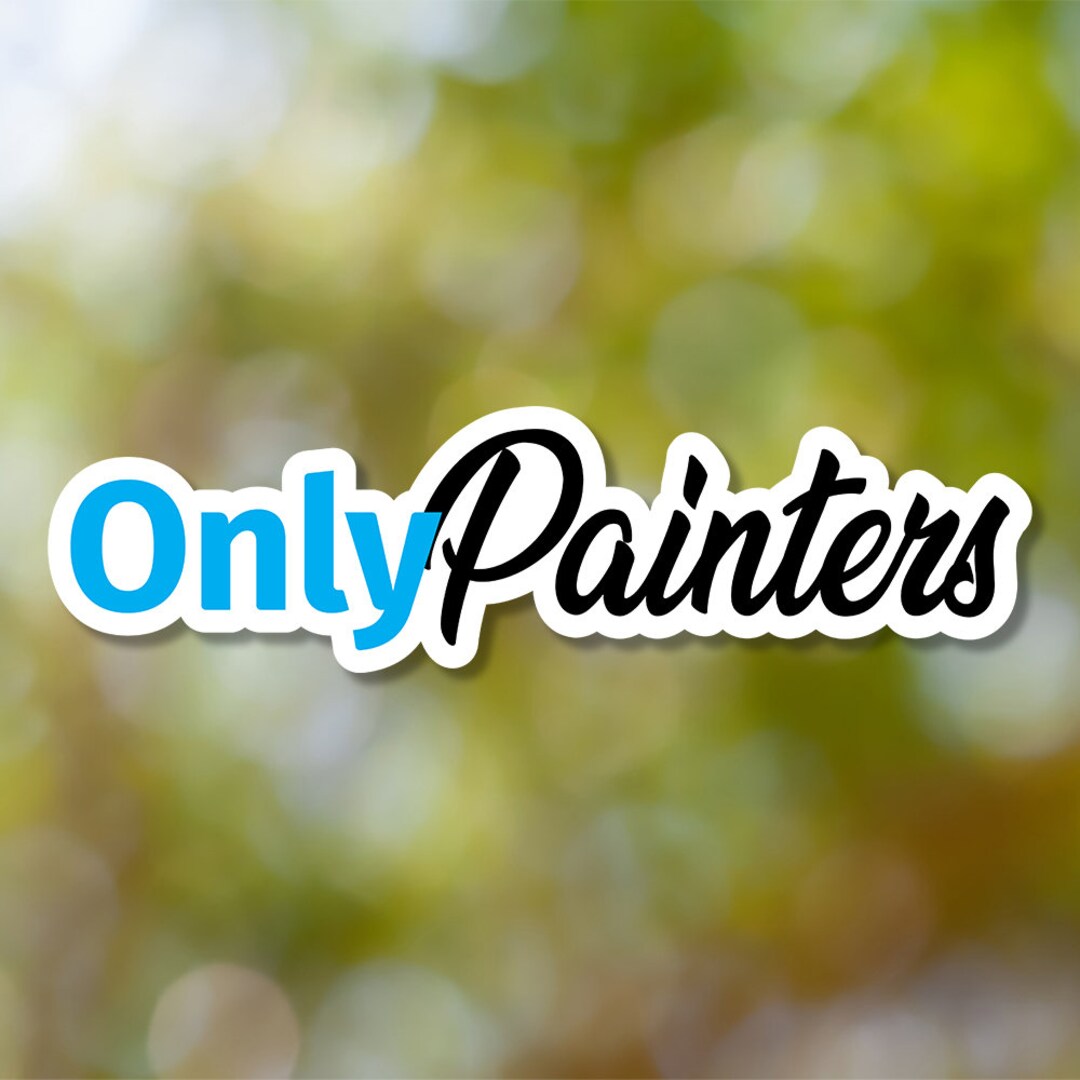 Painter Sticker Waterproof, Vinyl Decal, for Laptop Car, Book, Water ...