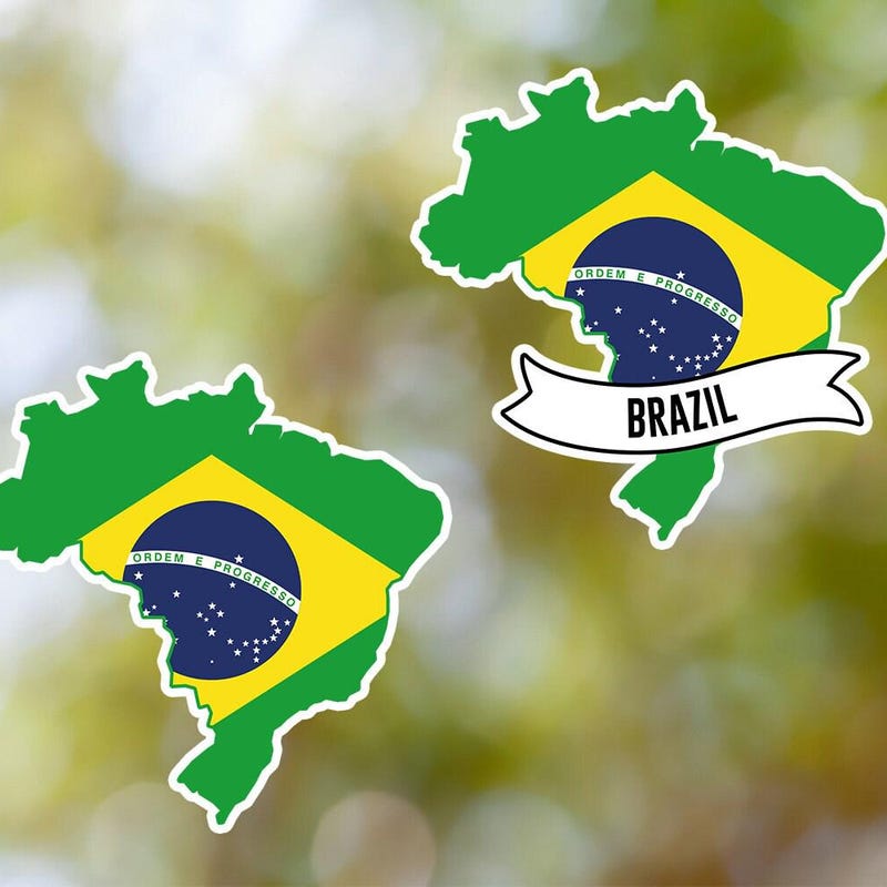 Brazil Car Stickers - Etsy