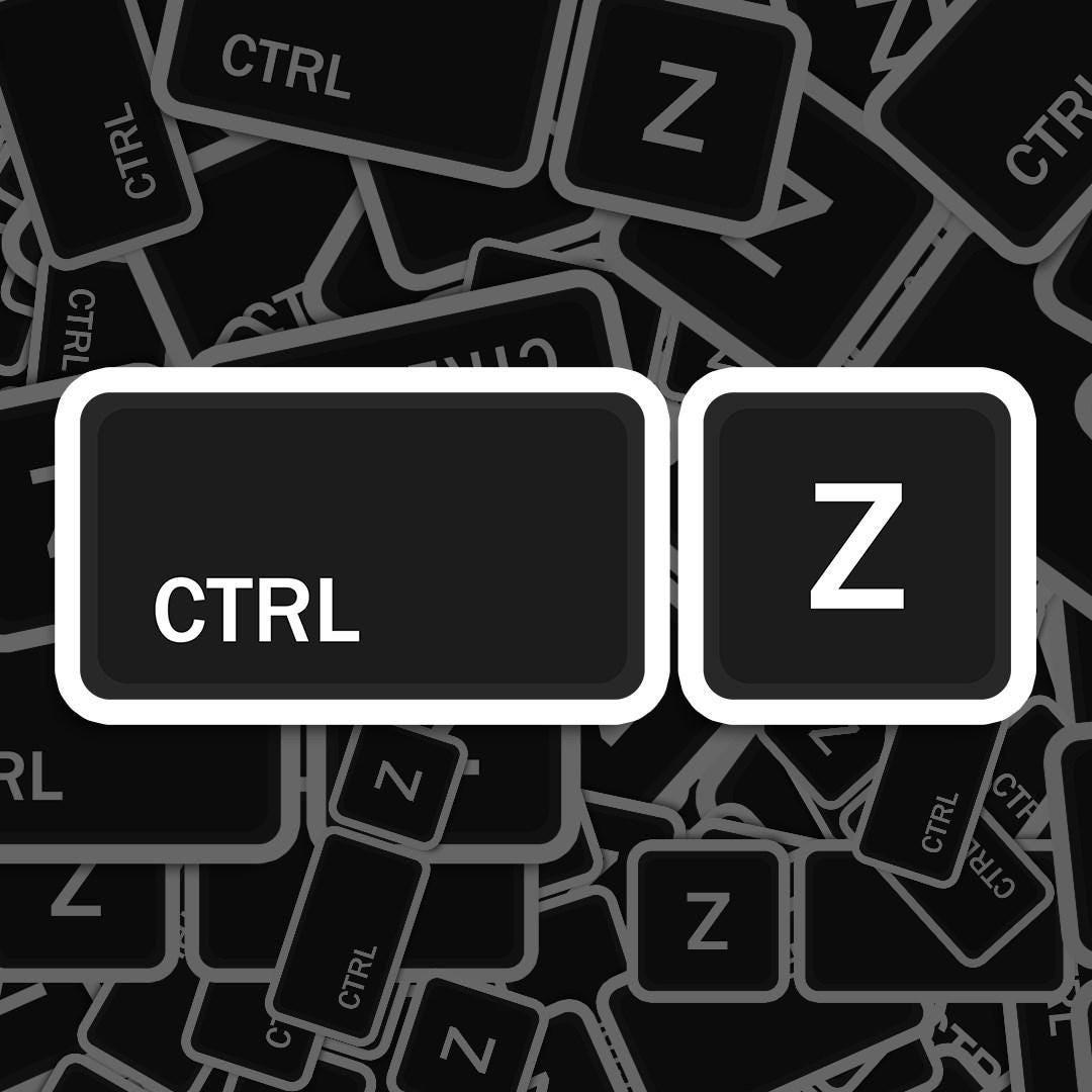 Ctrl-z Sticker Waterproof, IT Sticker Vinyl Decal, for Laptop Car, Book ...