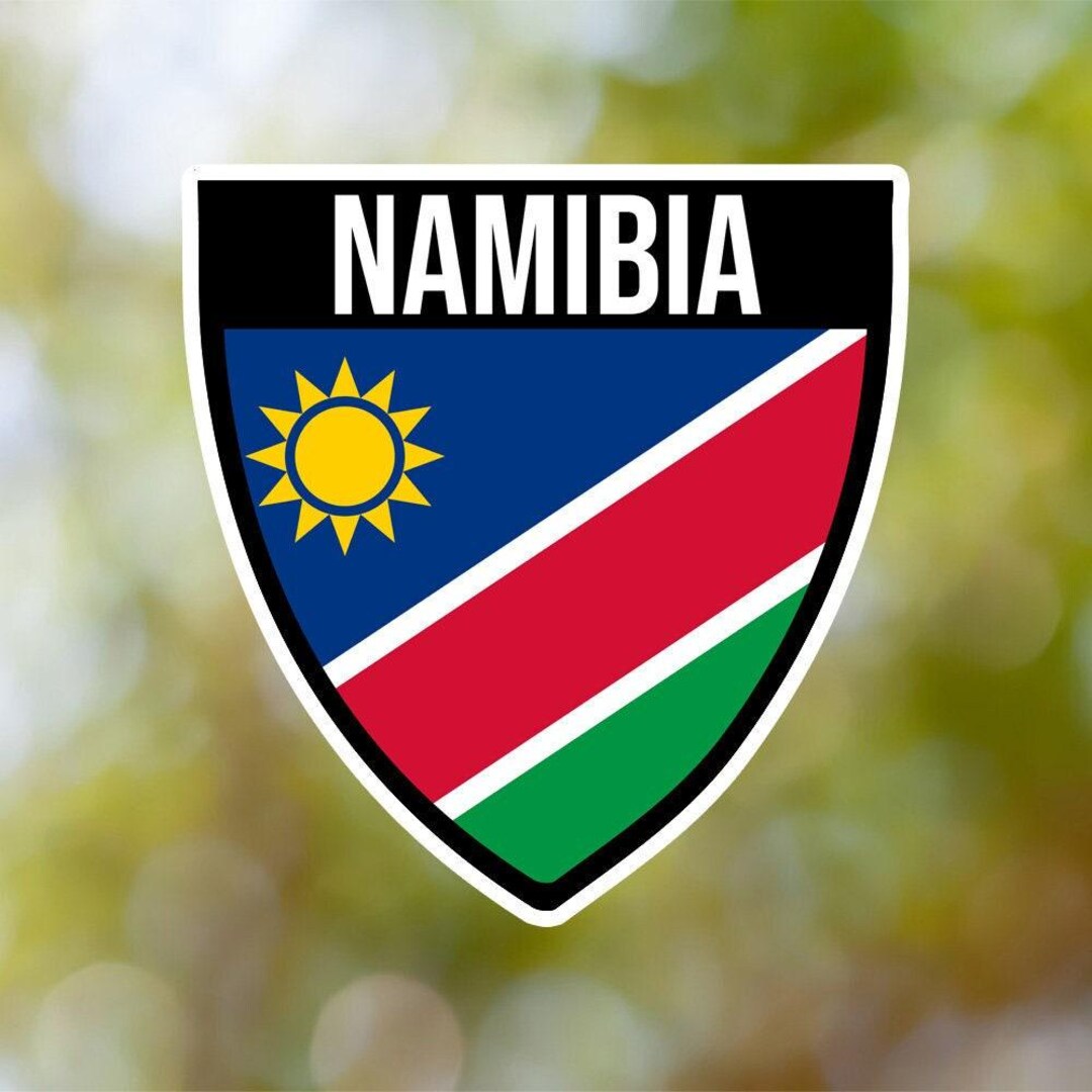 Namibia Sticker Shield Waterproof for Laptop, Car, Book, Water Bottle ...