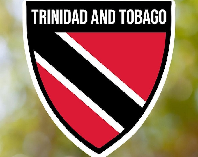 Trinidad Flag Sticker, Trini, Trinidad Carnival - Etsy