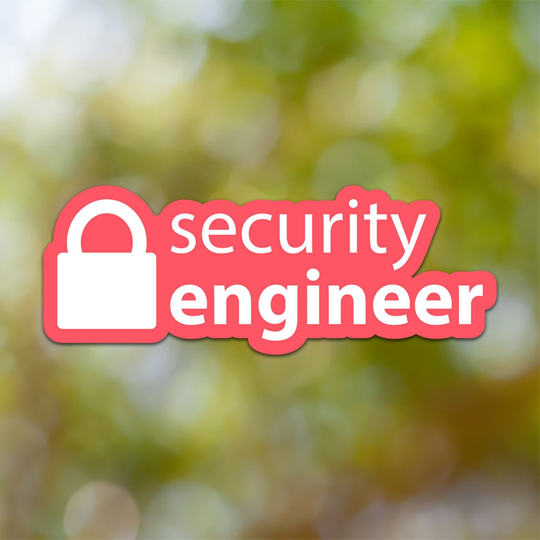 Security Engineer Meme Sticker, Meme Vinyl, Meme Decal, for Laptop Car ...