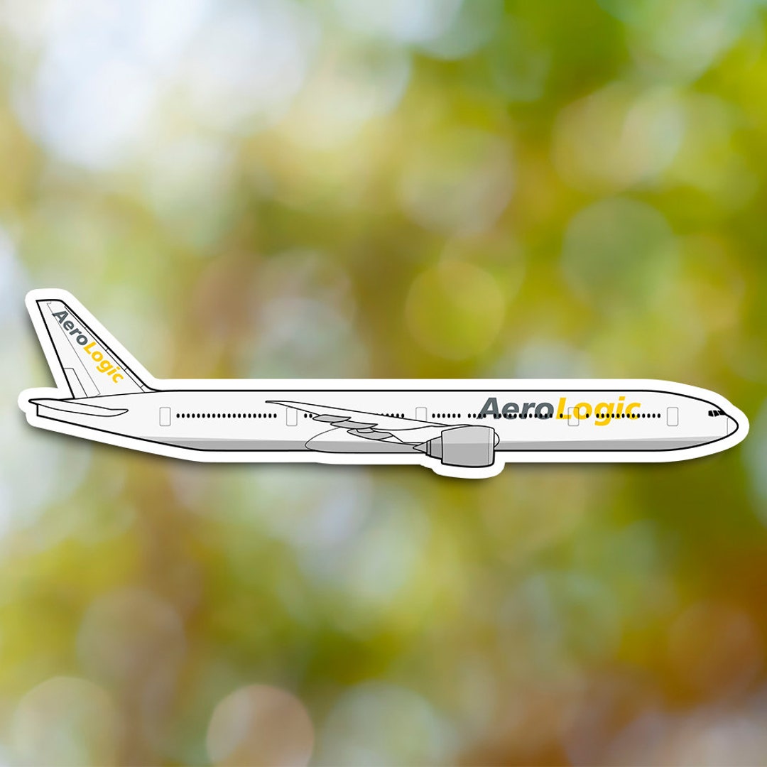 Boeing 777 Sticker, Aerologic Airplane Sticker Waterproof for Suitcase ...