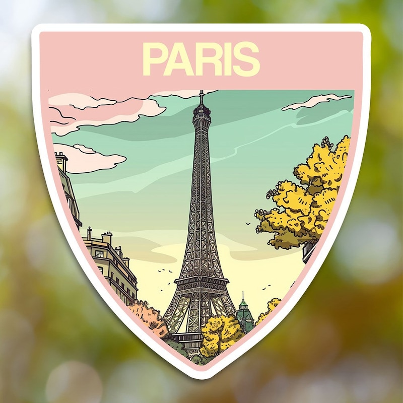 Paris Sticker - Etsy