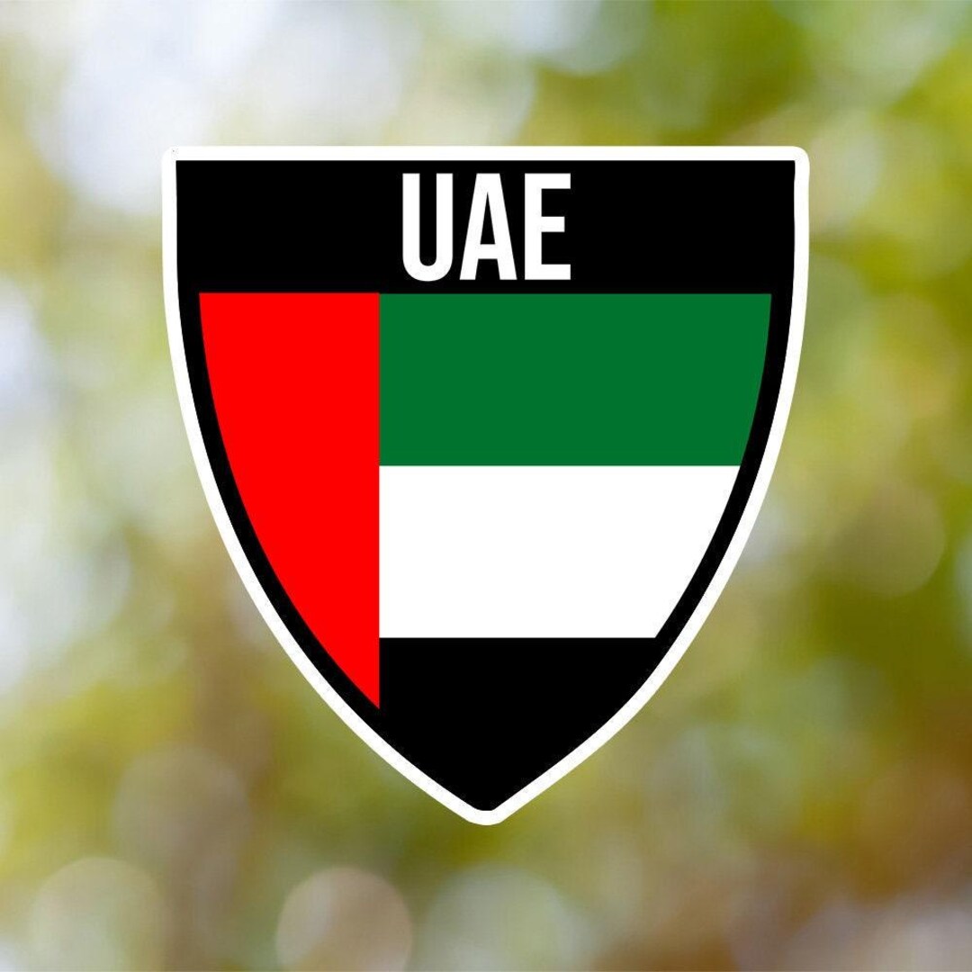 United Arab Emirates Sticker Shield Waterproof for Laptop, Car, Book ...