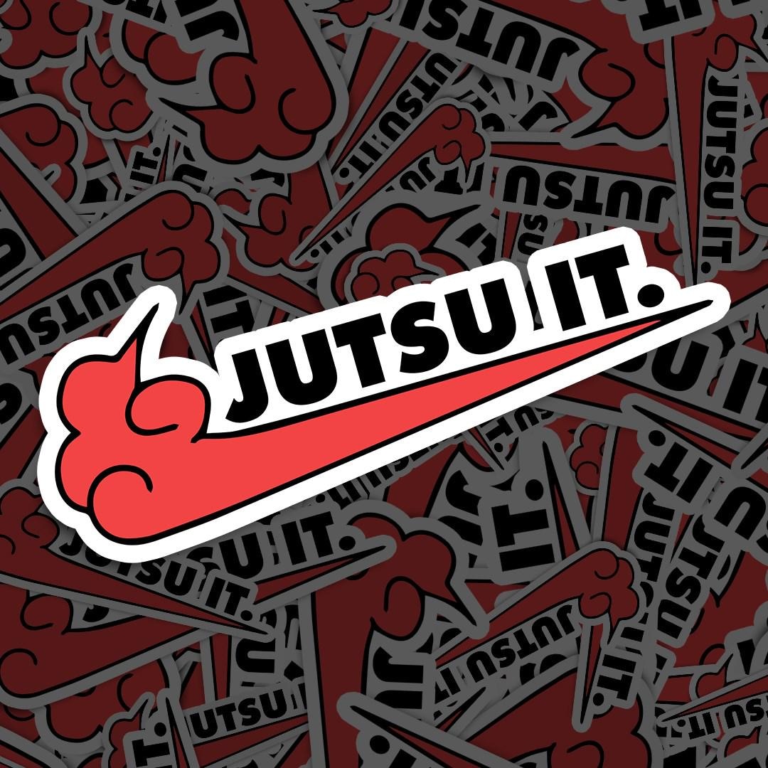 Jutsu It Meme Sticker Waterproof, Vinyl Decal, for Laptop Car, Book ...