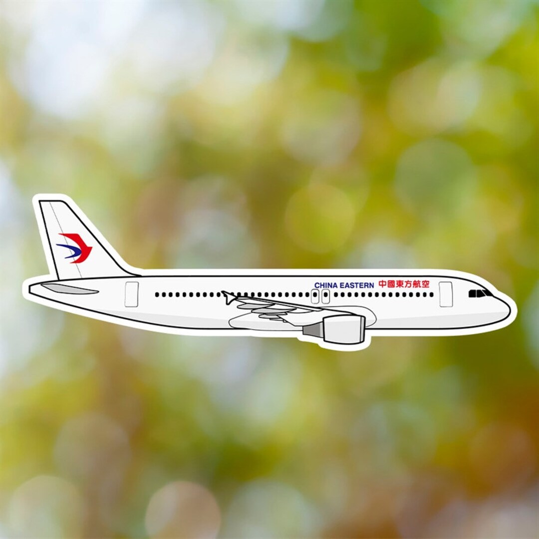 Airbus A320 Sticker, China Eastern Airlines Airplane Sticker Waterproof ...