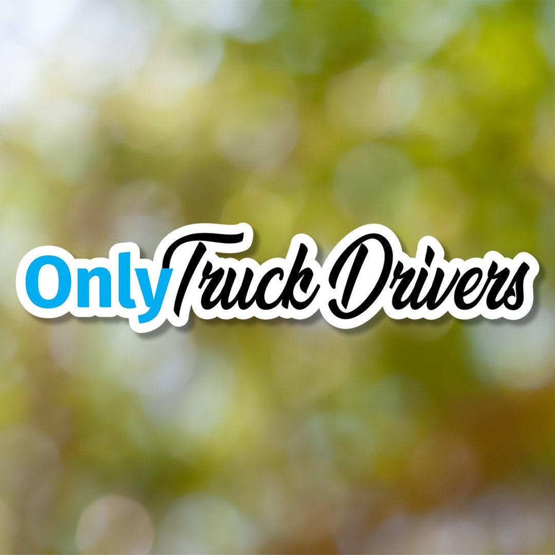 Truck Driver Sticker Waterproof, Quote Sticker for Laptop Car, Book ...