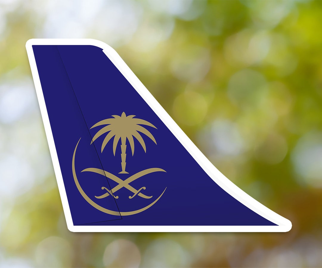Saudia Sticker, Tailplane Sticker Waterproof for Suitcase, Car, Book ...
