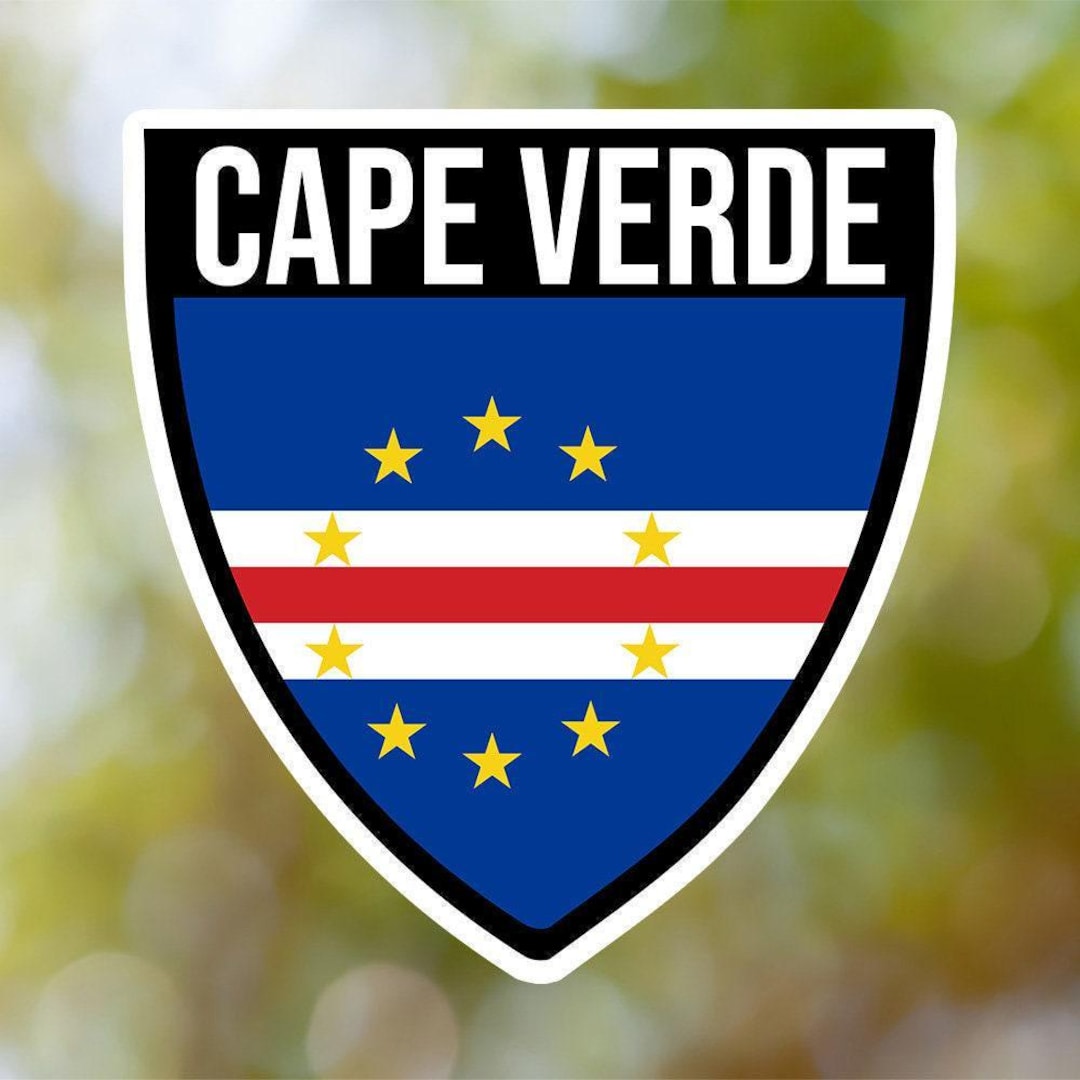 Cape Verde Sticker Shield Waterproof for Laptop, Car, Book, Water ...