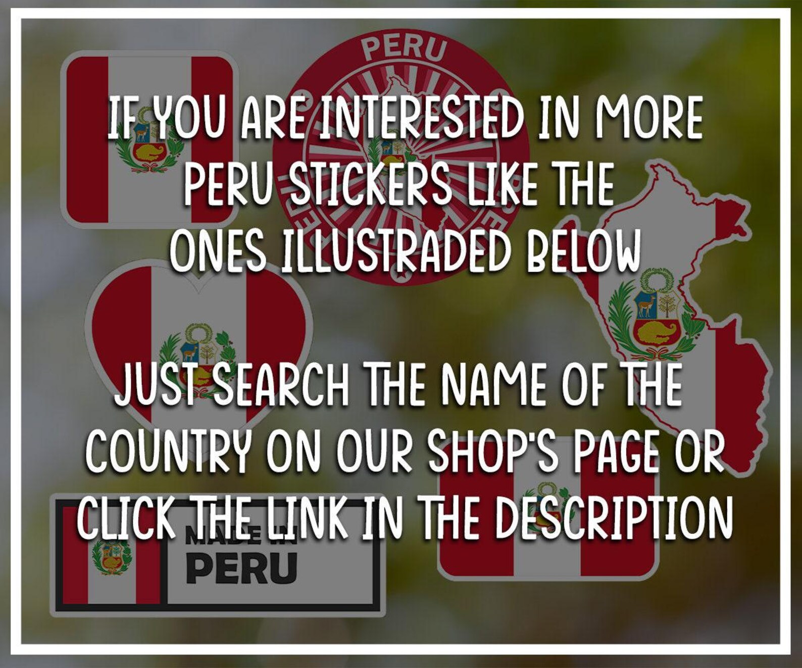 Peru Sticker Geometric for Laptop, Car, Book, Water Bottle, Helmet ...