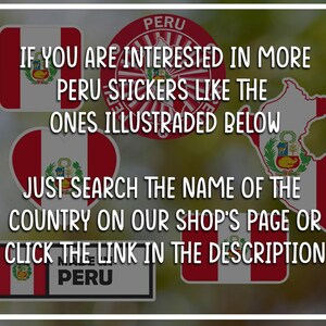 Peru Sticker Geometric for Laptop, Car, Book, Water Bottle, Helmet ...
