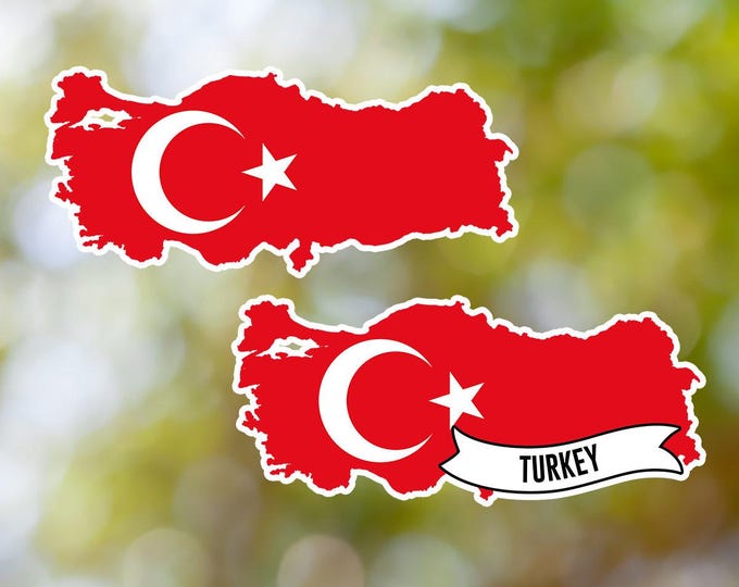Turkey Country Outline Vinyl Decal Car Window Laptop TR Sticker - Etsy