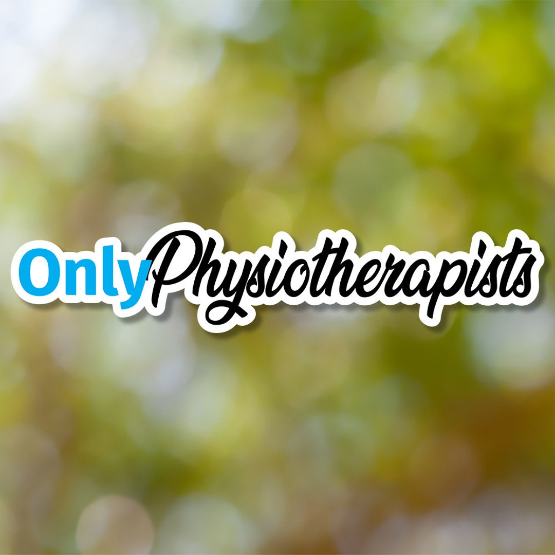Physiotherapist Sticker Waterproof, Quote Sticker for Laptop Car, Book ...