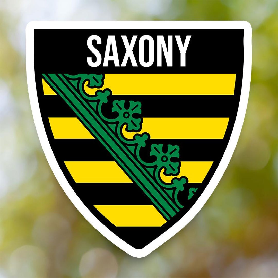 Saxony Sticker Shield Waterproof for Laptop, Car, Book, Water Bottle ...