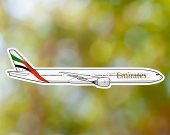 Emirates Boeing 777 Sticker Decal - Etsy