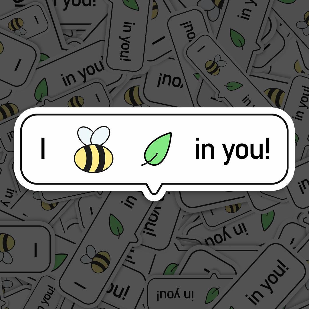 I Bee Leave in You Meme Sticker Waterproof, Vinyl Decal, for Laptop Car ...