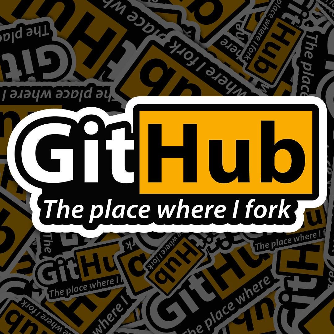 Github Sticker Sticker, IT Sticker, for Laptop Car, Book, Water Bottle ...