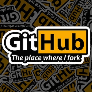 Github Sticker Sticker, IT Sticker, for Laptop Car, Book, Water Bottle ...