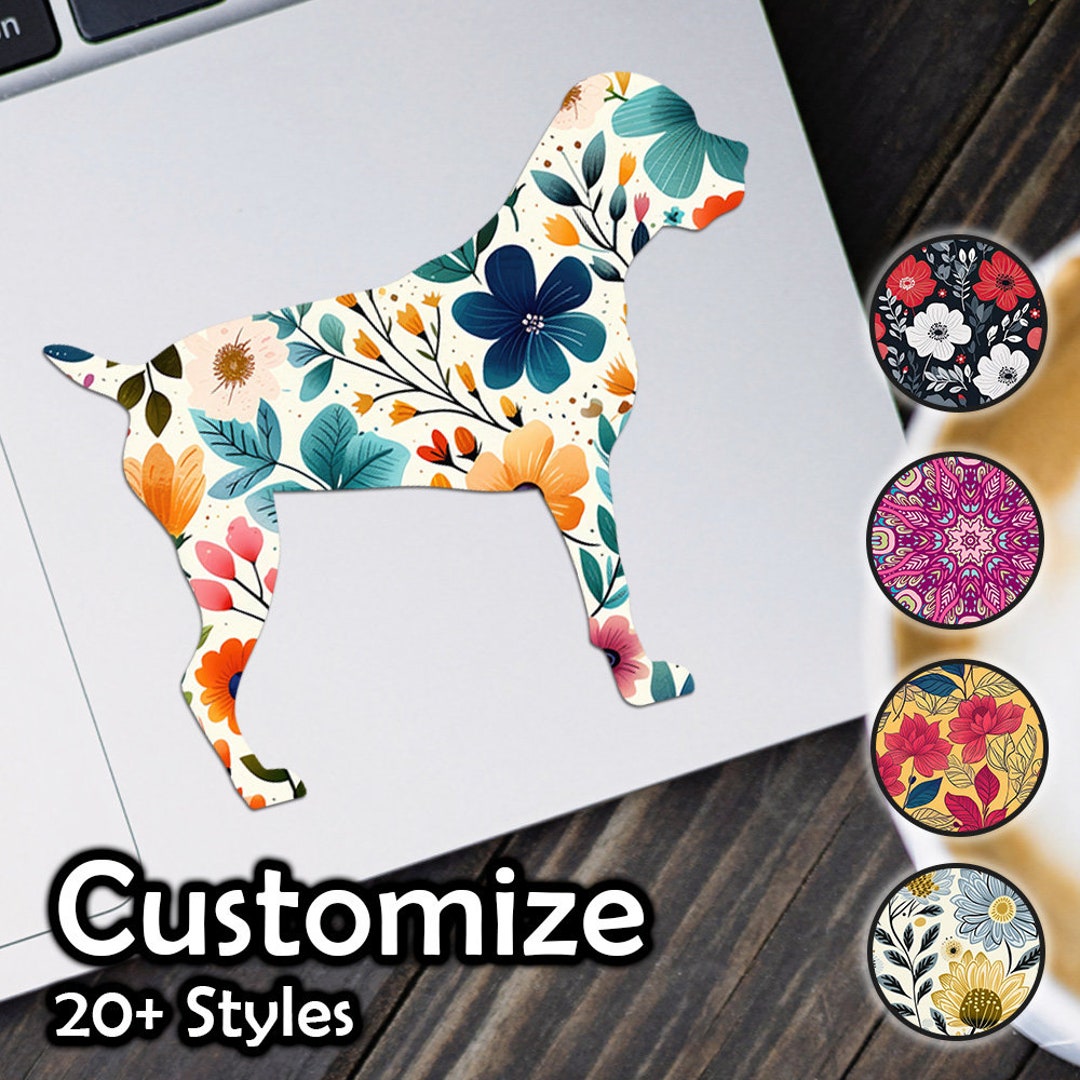 Boerboel Sticker, Dog Sticker With Pattern Waterproof for Laptop, Car ...