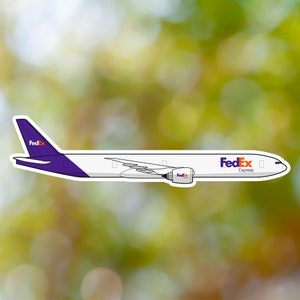 Boeing 777 Sticker, Fedex Express Lines Airplane Sticker Waterproof for ...