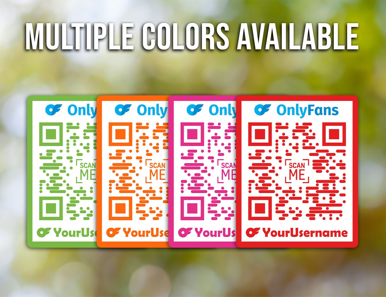 Custom Onlyfans Sticker QR Code Custom QR Code - Etsy