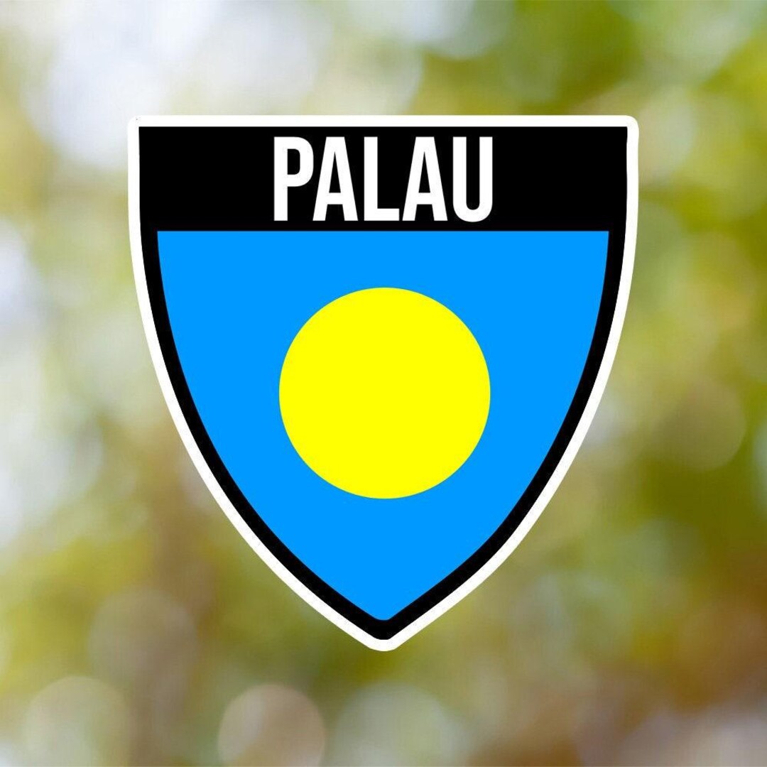 Palau Sticker Shield Waterproof for Laptop, Car, Book, Water Bottle ...