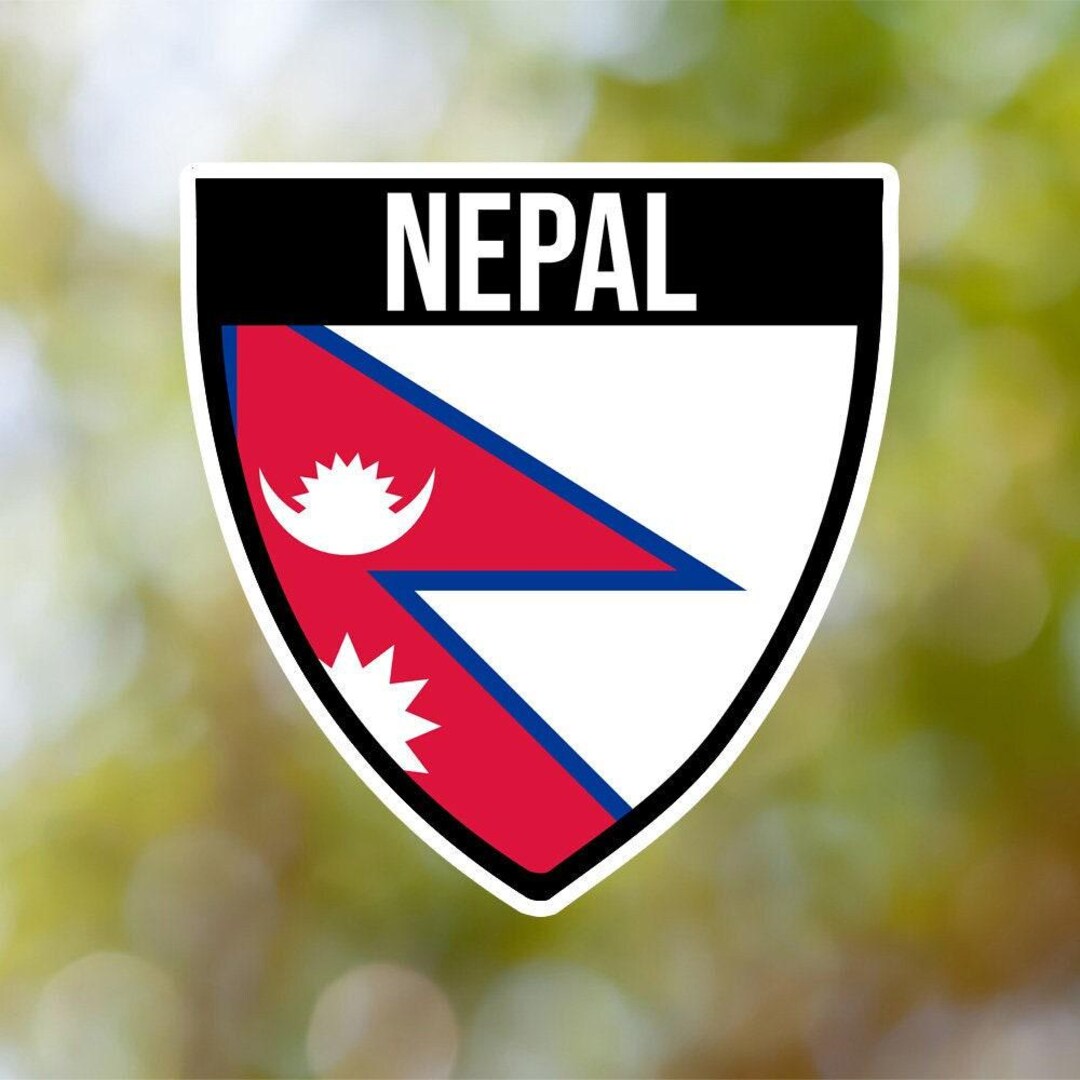 Nepal Sticker Shield Waterproof for Laptop, Car, Book, Water Bottle ...
