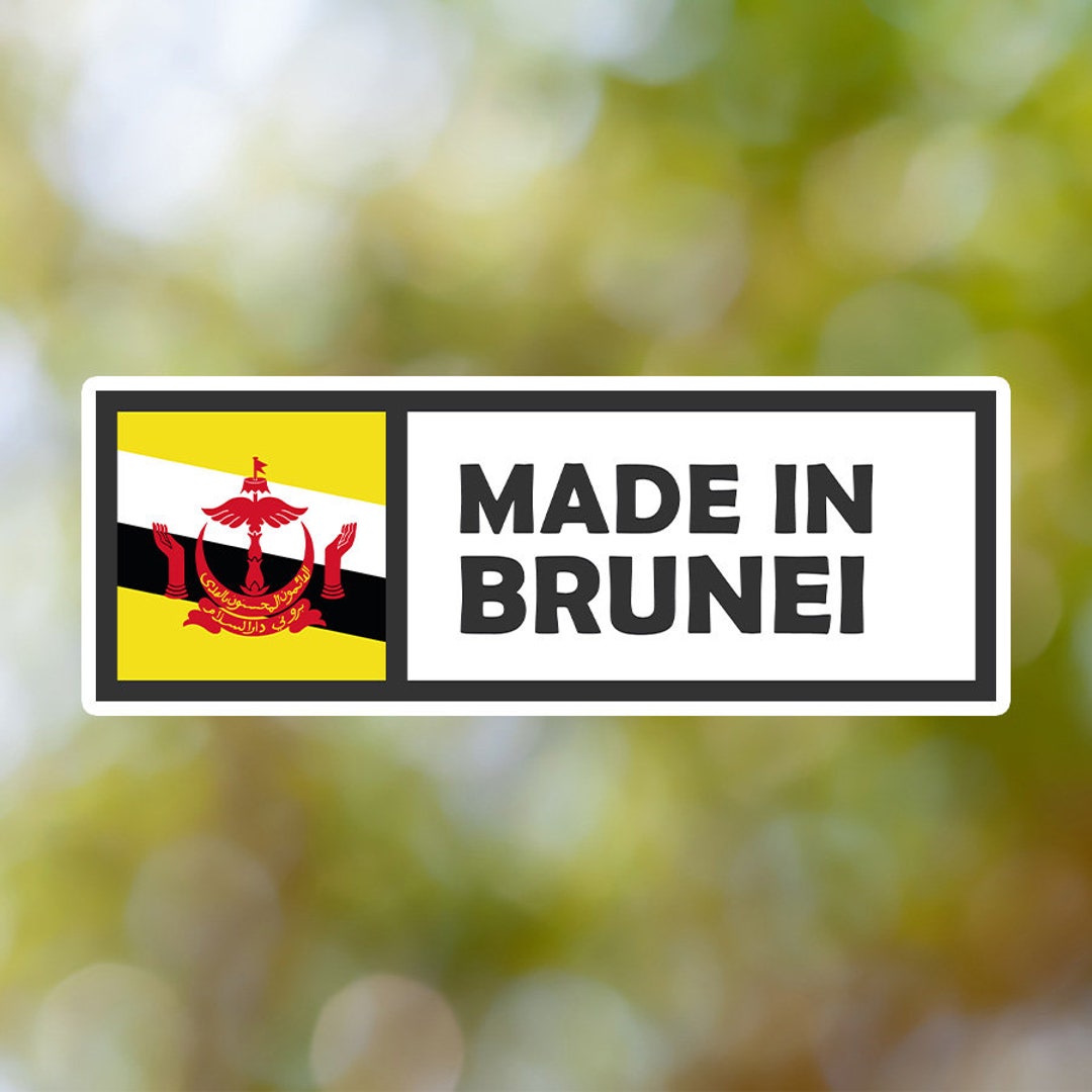 Brunei Sticker Vinyl Decal for Laptop Car Book Water - Etsy