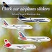 Airbus A380 Sticker, Qatar Airways Airplane Sticker Waterproof for ...