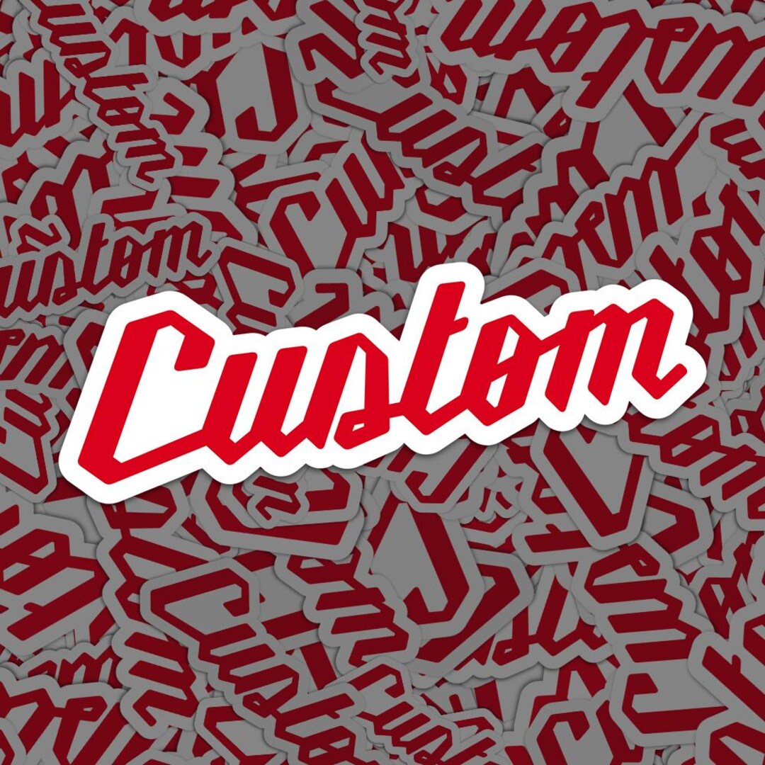 Custom Electric Tool Font Sticker Waterproof, Vinyl Decal, for Laptop ...