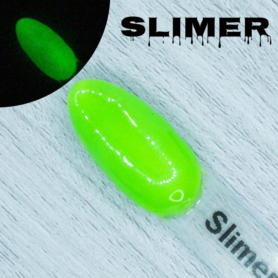 Slimer Glow in the Dark Nail Dip Powder - Green Glows Green - Etsy
