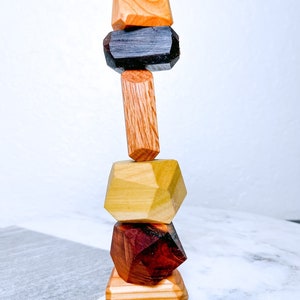 Wooden Balancing Blocks, Stacking Blocks, Montessori Toys, Waldorf Toys ...