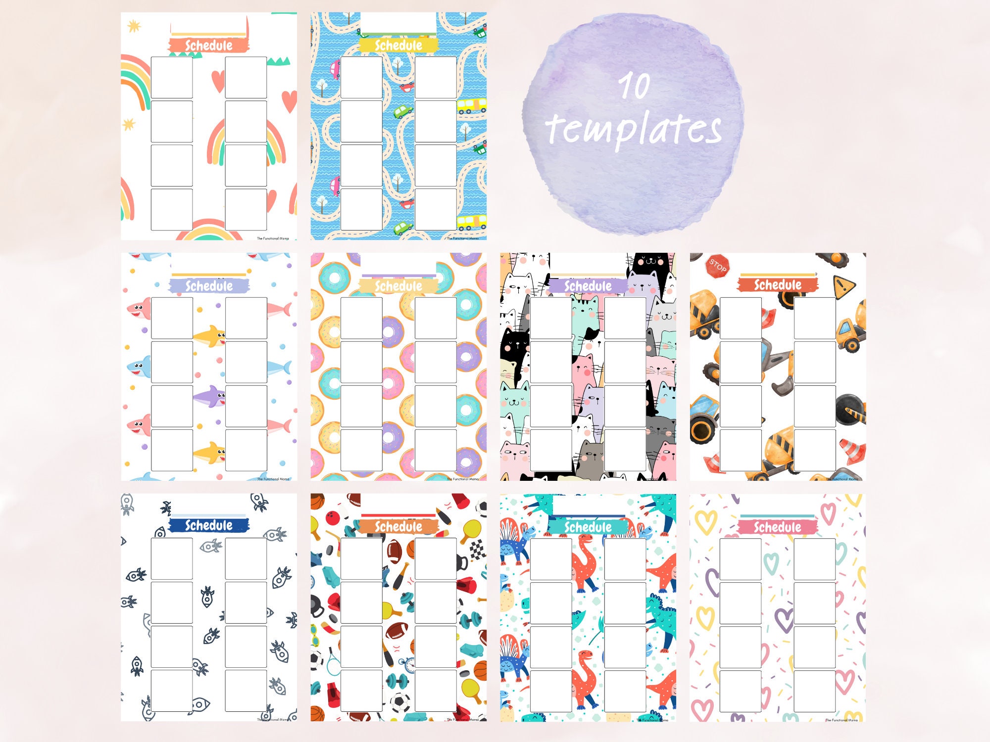 Visual Schedule for Kids at Home - Etsy