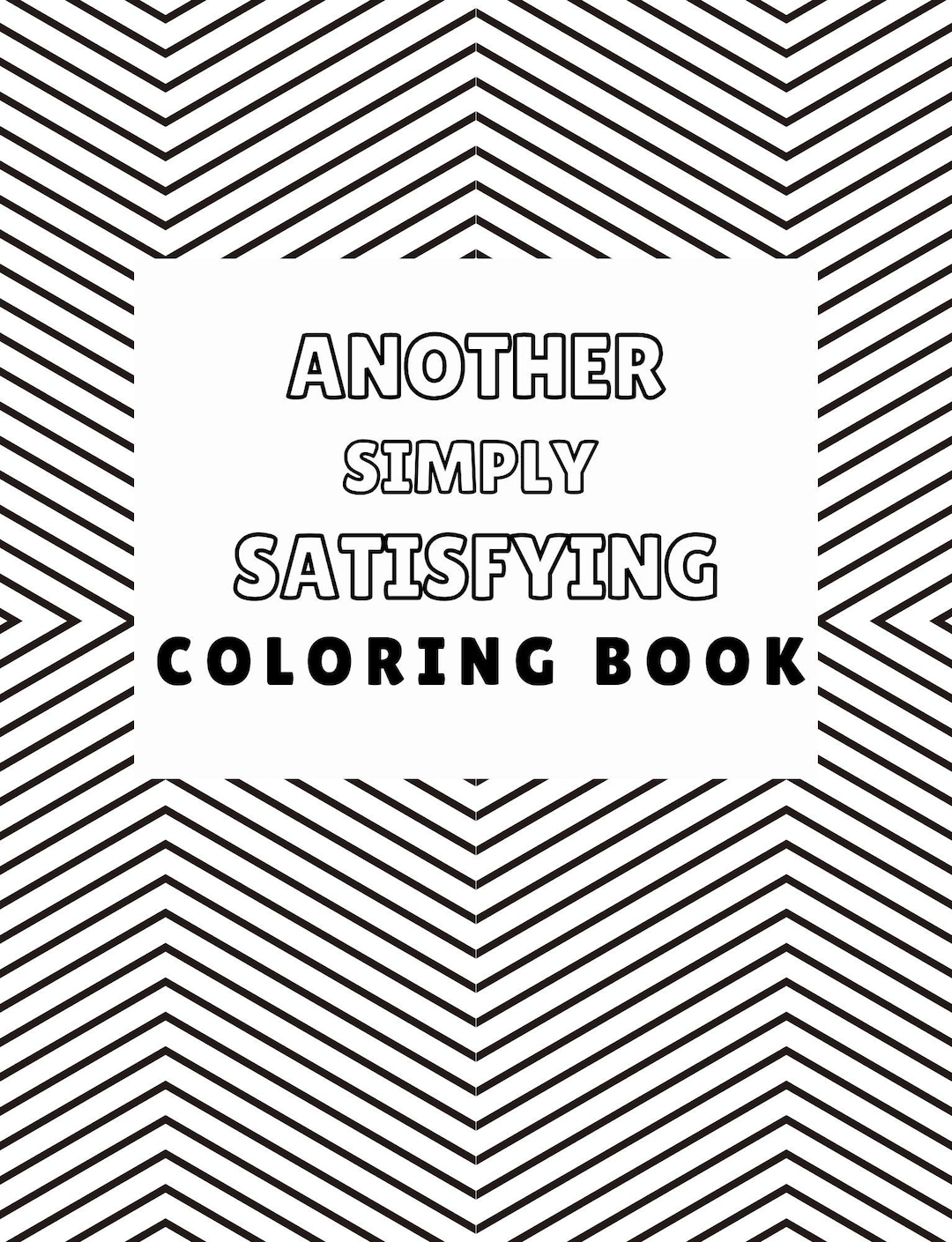 Another Simply Satisfying Coloring Book - Etsy