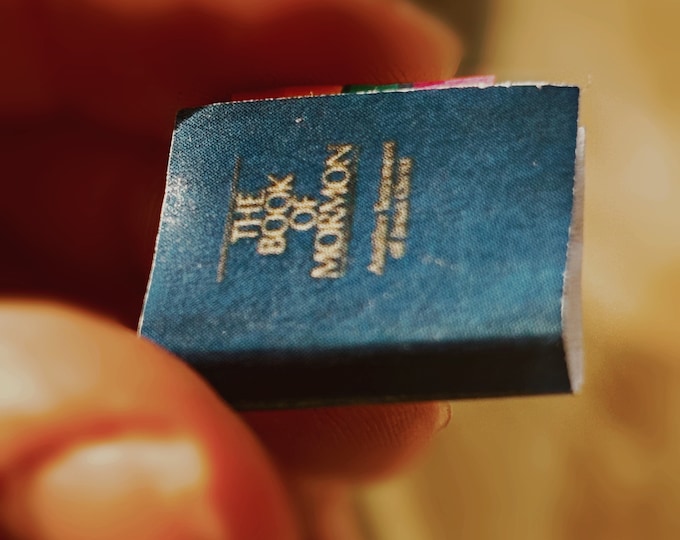 Mini Book of Mormon Template - Etsy