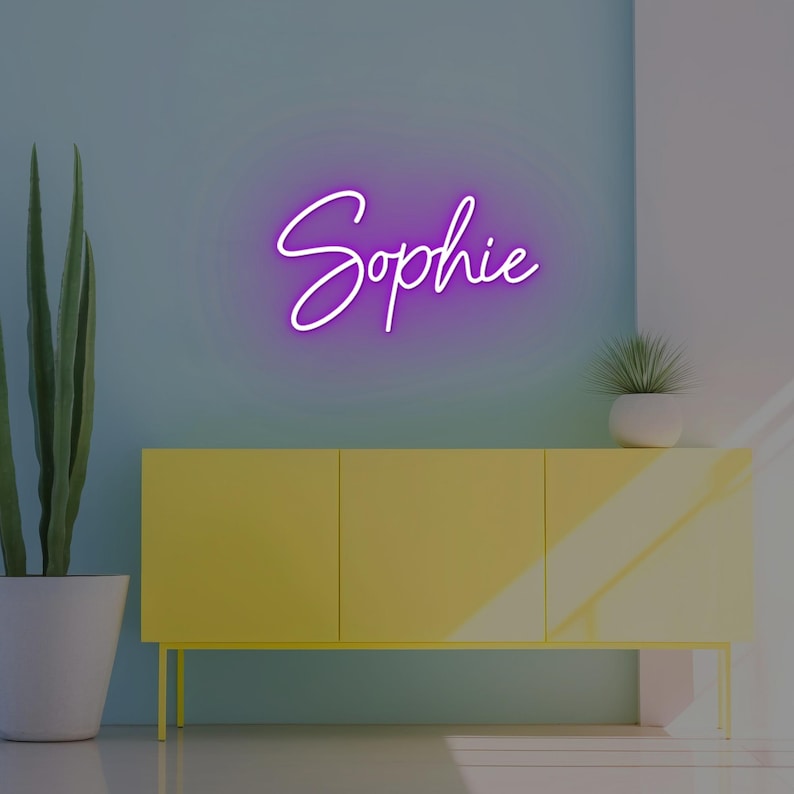 Custom Name Neon Sign for Kids, Kid Room Decorations, Home Decor Wall ...