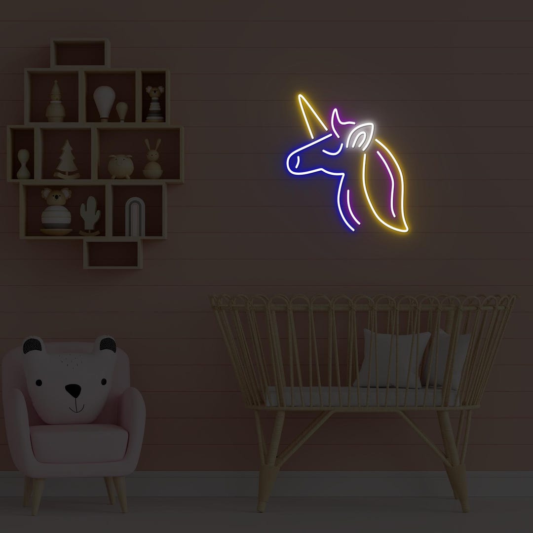 Custom Neon Signs for Kids Room, Bedroom Decor Signs, Unicorn Neon Sign ...