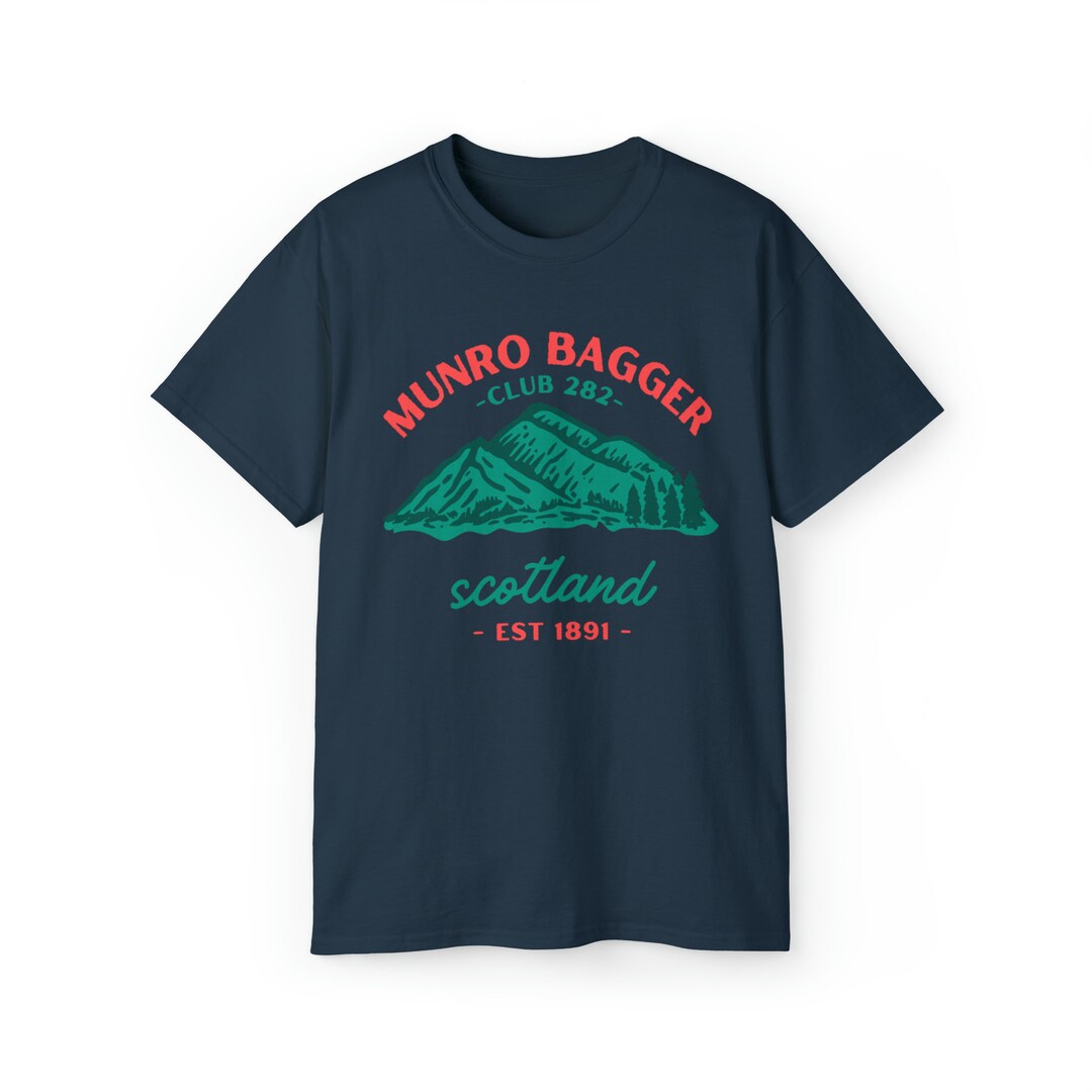 Munro Bagger Climber Scotland Women Man T-shirt - Etsy