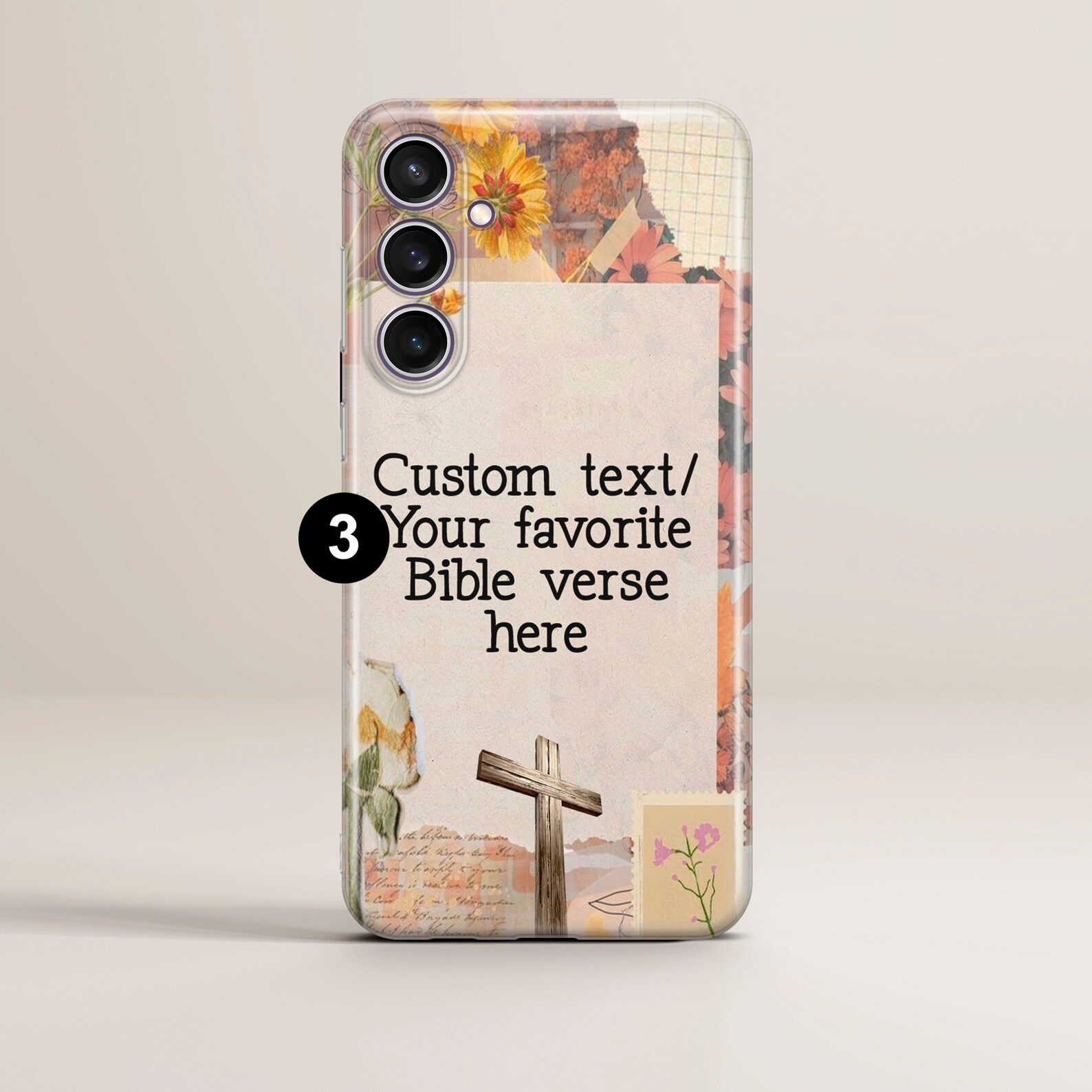 Christian Phone Case Bible Verse Psalm Cover fit for Samsung S25 S24 ...