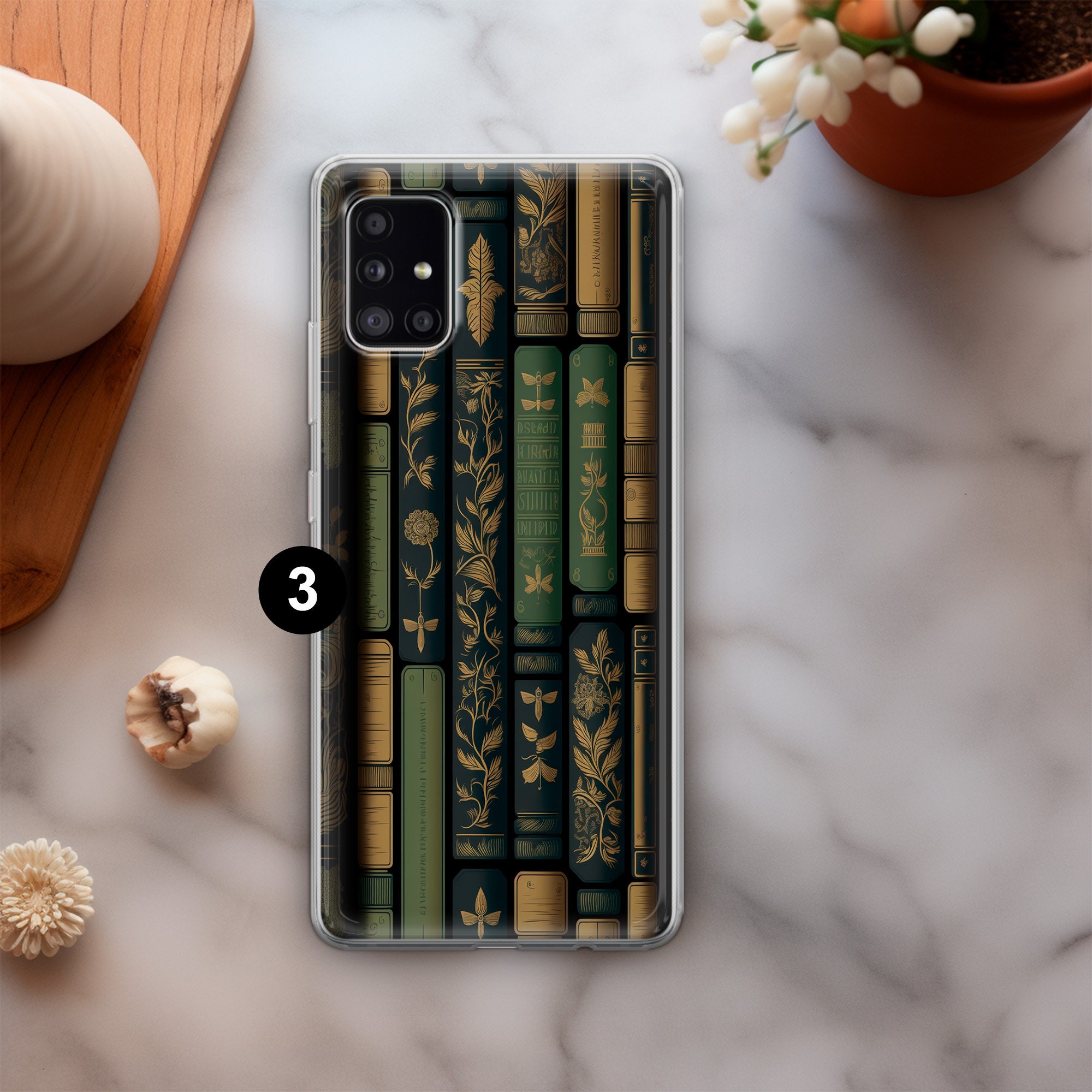 Book Phone Case Retro Bookish Cover Fit for Samsung S23 S22 - Etsy UK