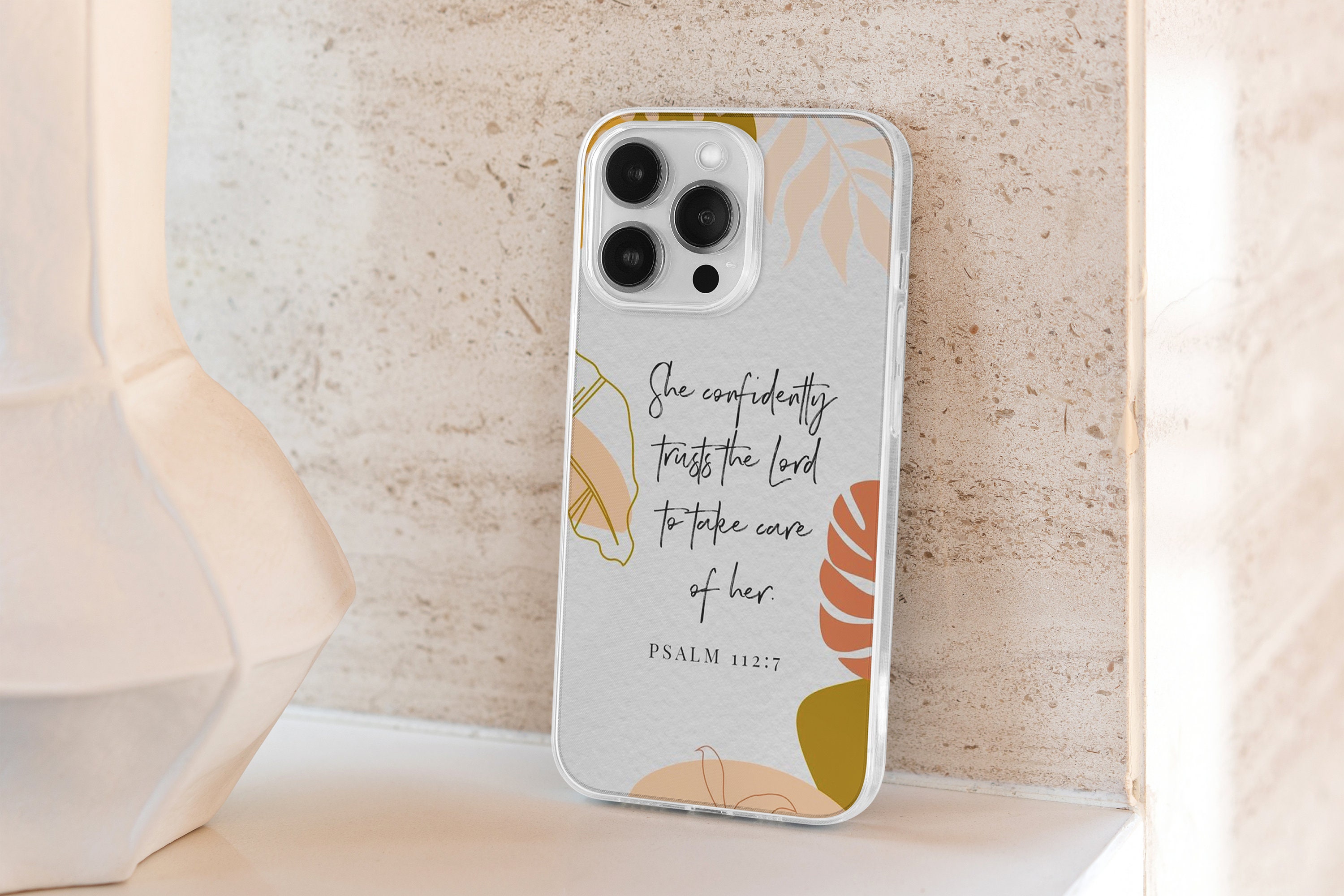 Bible Verse Phone Case Christian Cover Fit for iPhone 15 14 13 12 11 ...