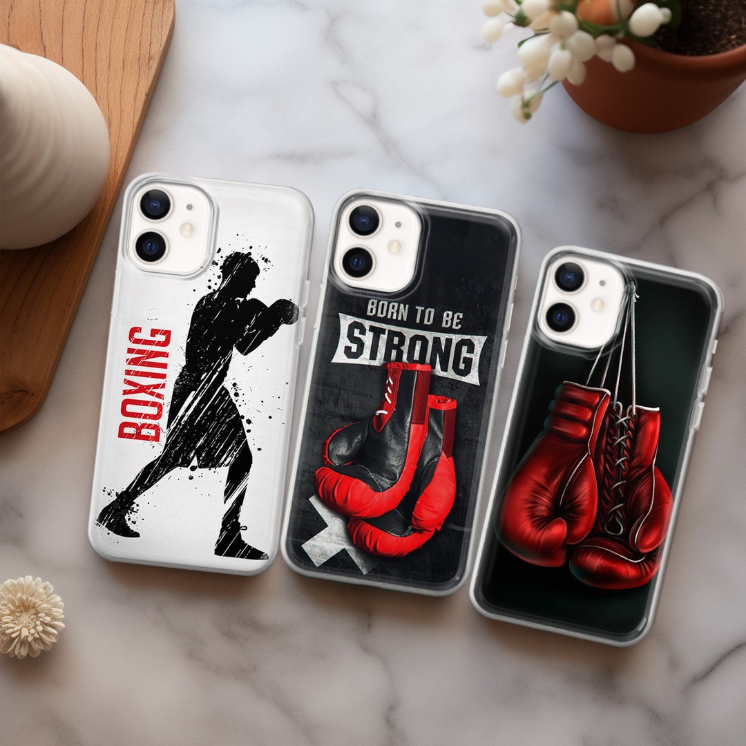Box Phone Case Boxing Gloves Cover Fit for iPhone 17 16 15 14 13 12 Pro ...