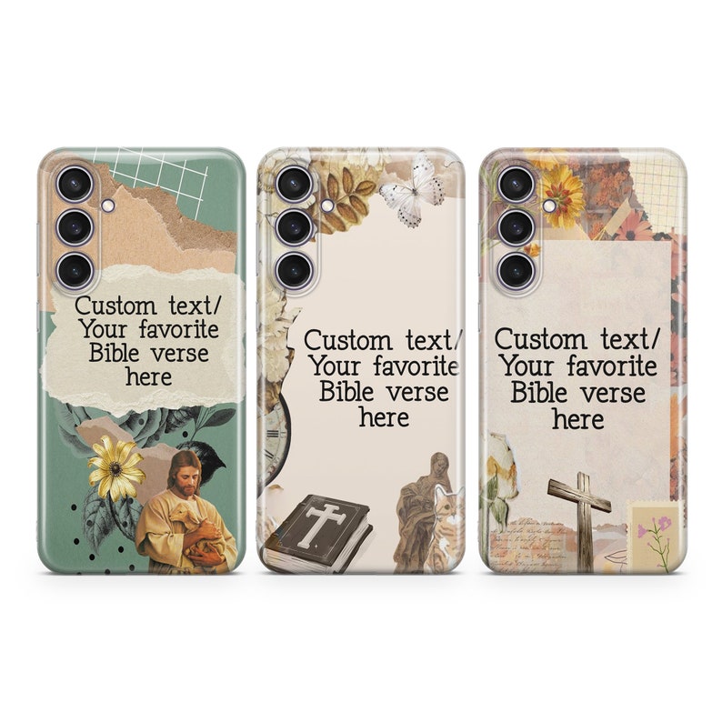 Christian Phone Case Bible Verse Psalm Cover fit for Samsung S25 S24 ...