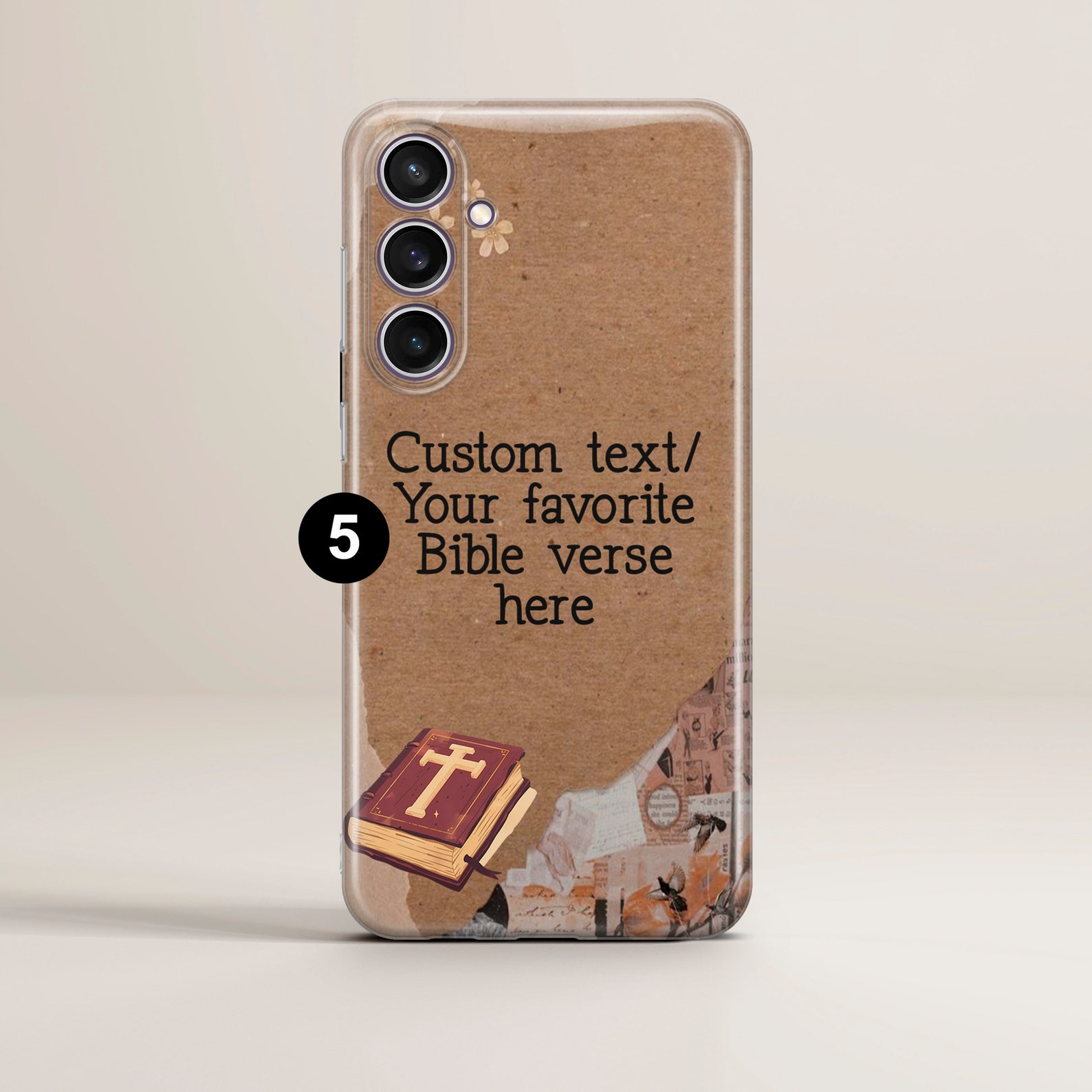 Christian Phone Case Bible Verse Psalm Cover fit for Samsung S25 S24 ...