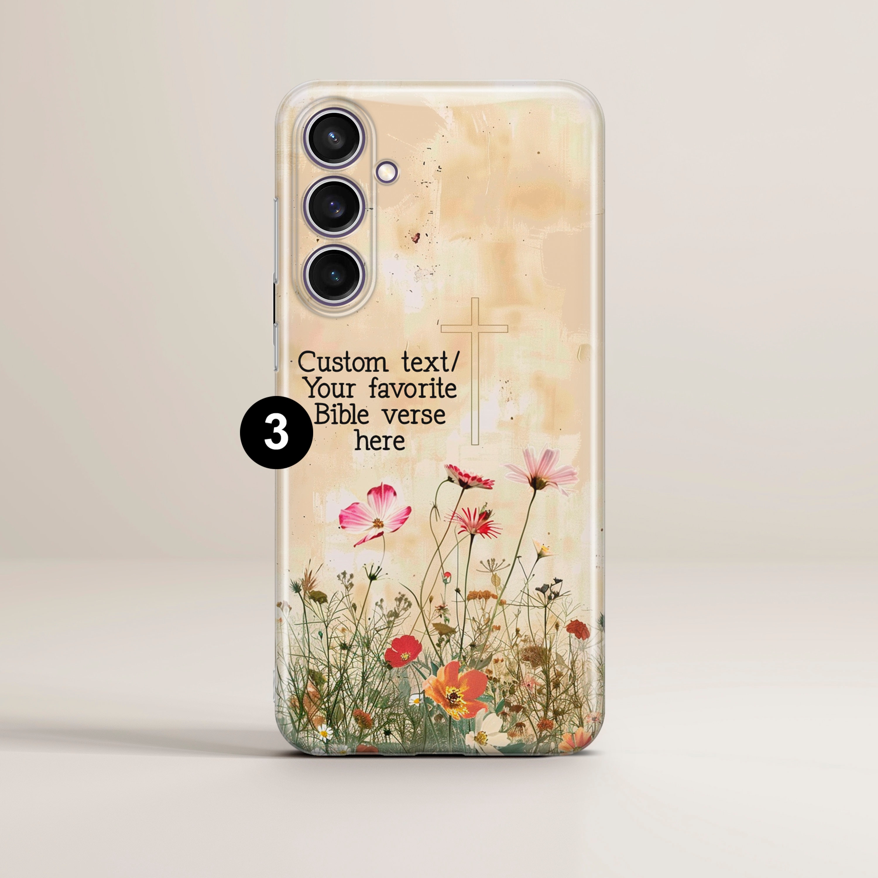 Custom Bible Verse Phone Case Christian Cover Fit for Samsung S24 S23 ...