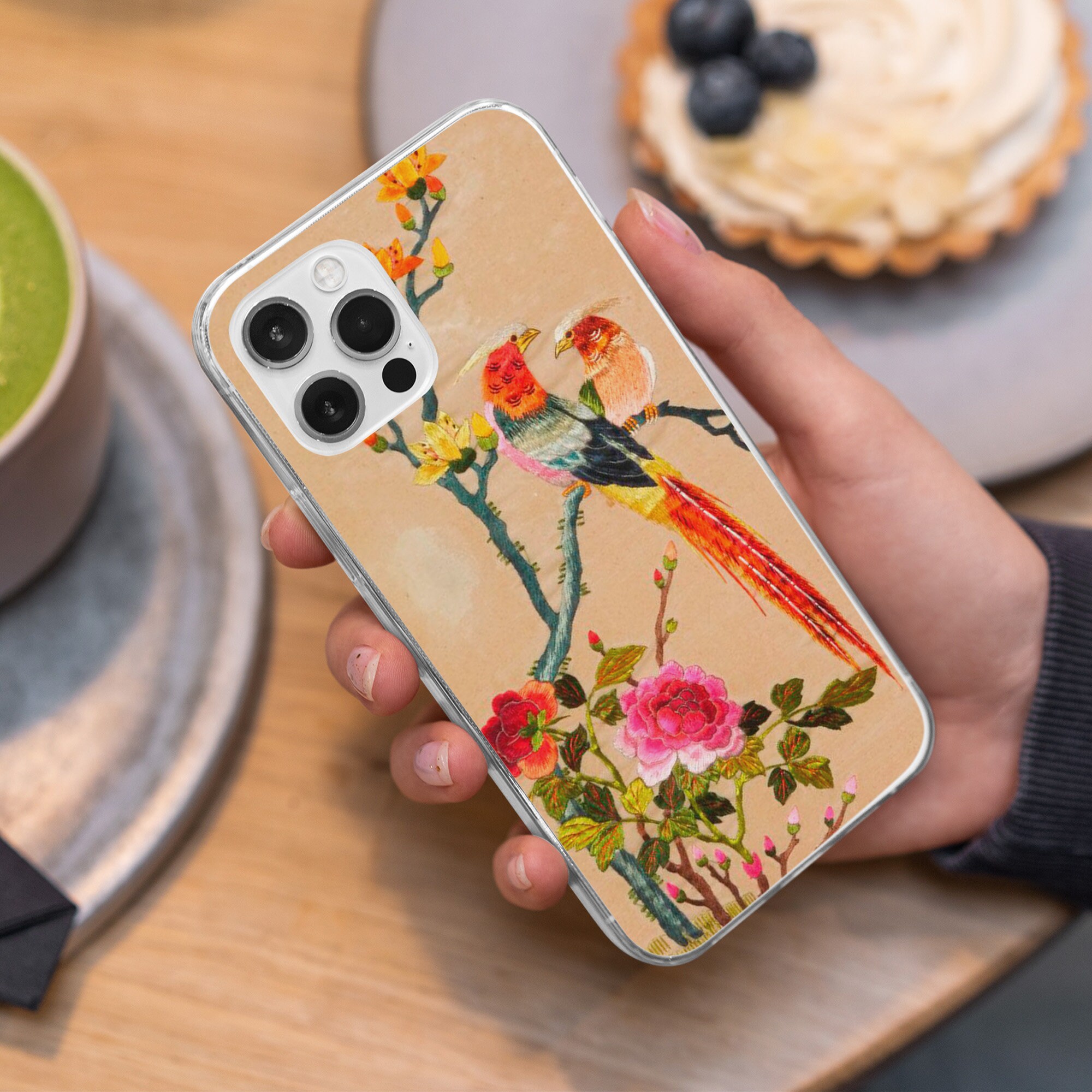 Bird Phone Case Aesthetic Japanese Cover Fit for iPhone 15 14 13 12 11 ...